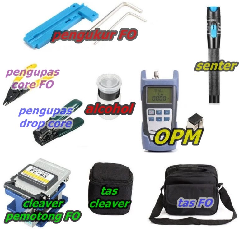 Cara Pemasangan Fast Connector FO (Fiber Optic) + Penyambungan Splicer ...